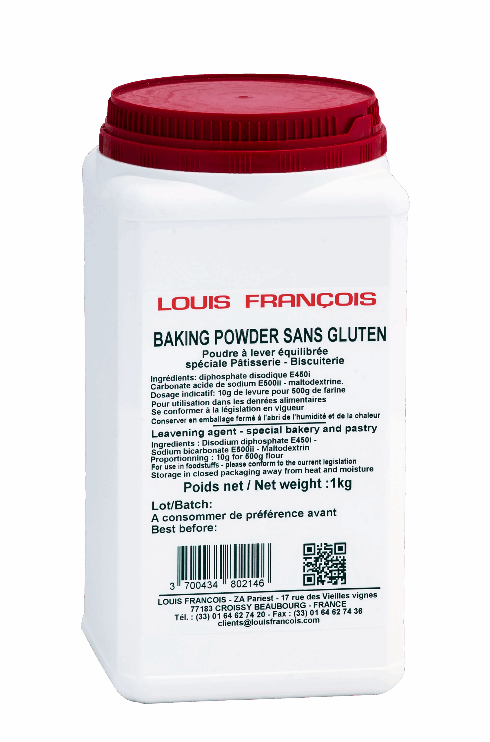 Baking Powder sans gluten - Louis François